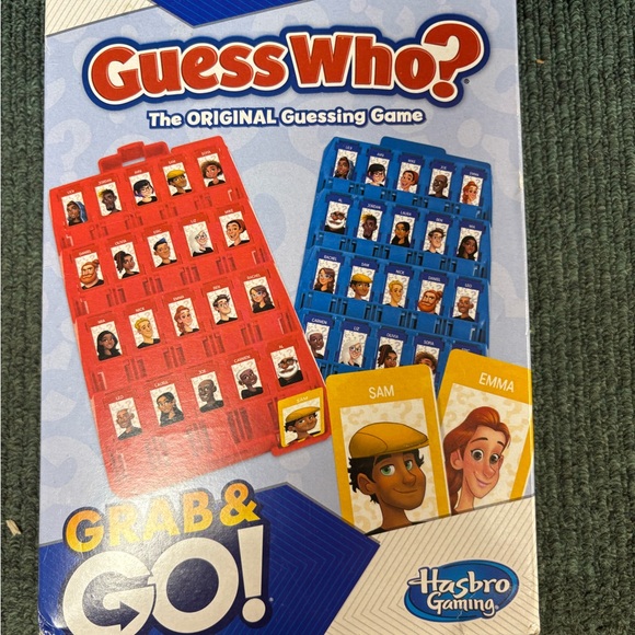 Toys | Guess Who Grab Go Game Red And Blue | Poshmark